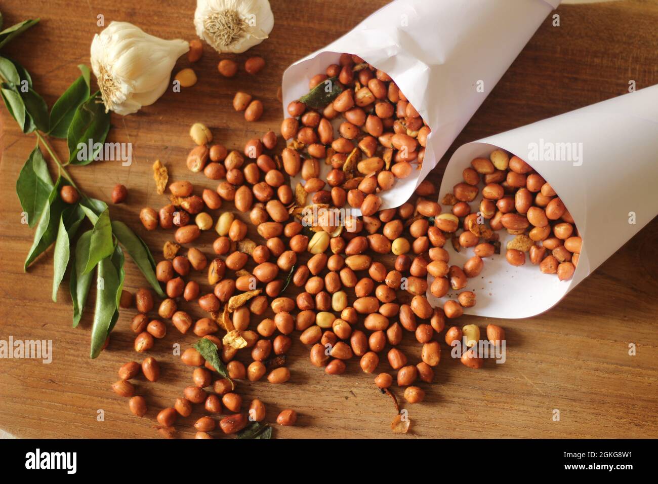 Indian fried peanuts, flavoured with chilli powder and asafetida. These ...