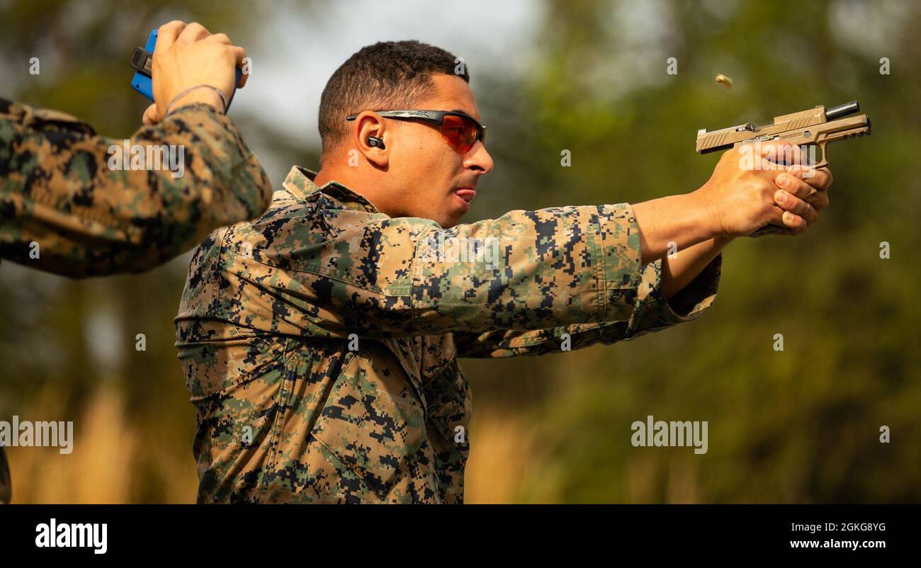 U.S. Marine Sgt. Tony Alvarez, instructor competitor, Marine Corps ...