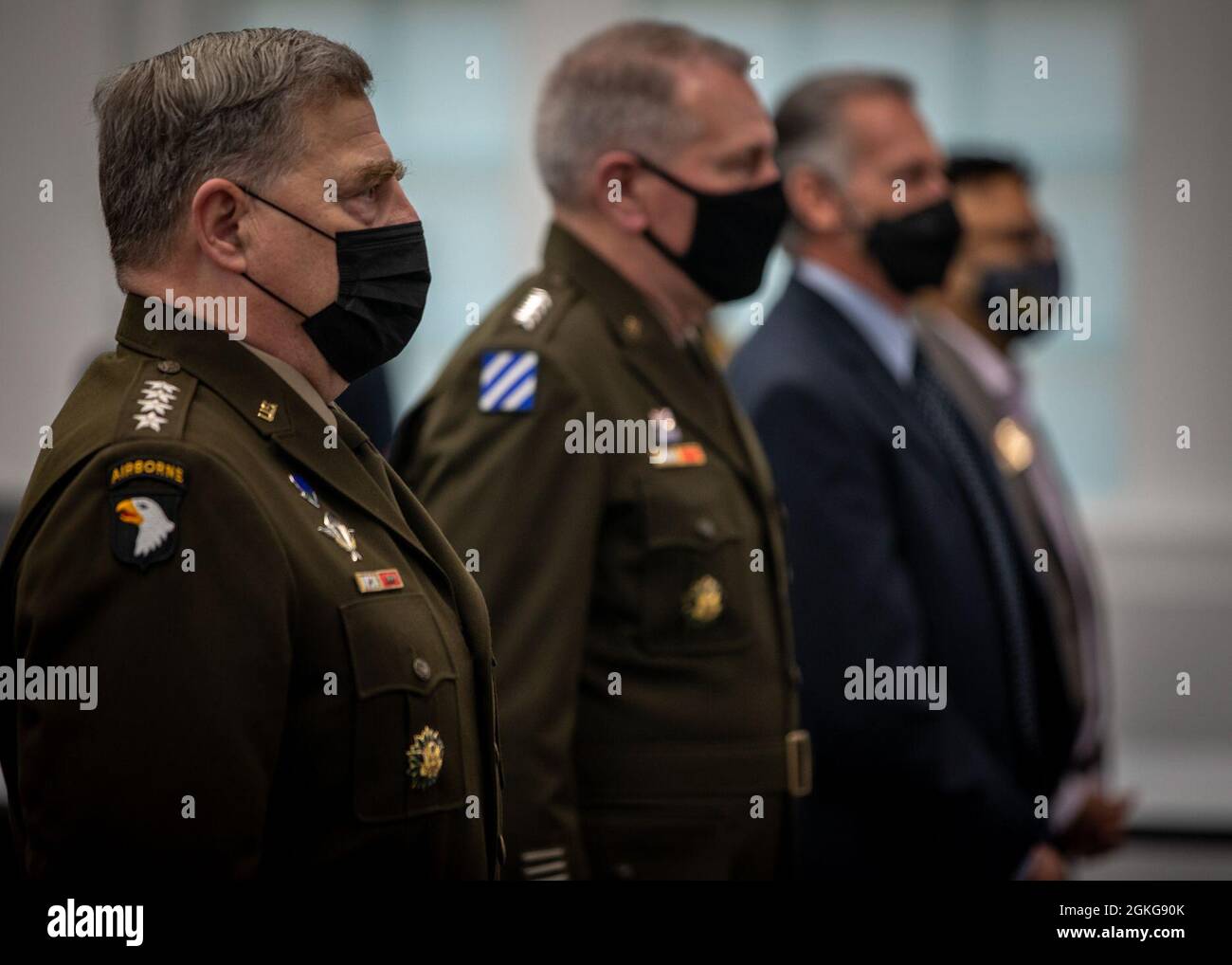 U.S. Army Futures Command, or AFC, conducts a ribbon-cutting ceremony ...
