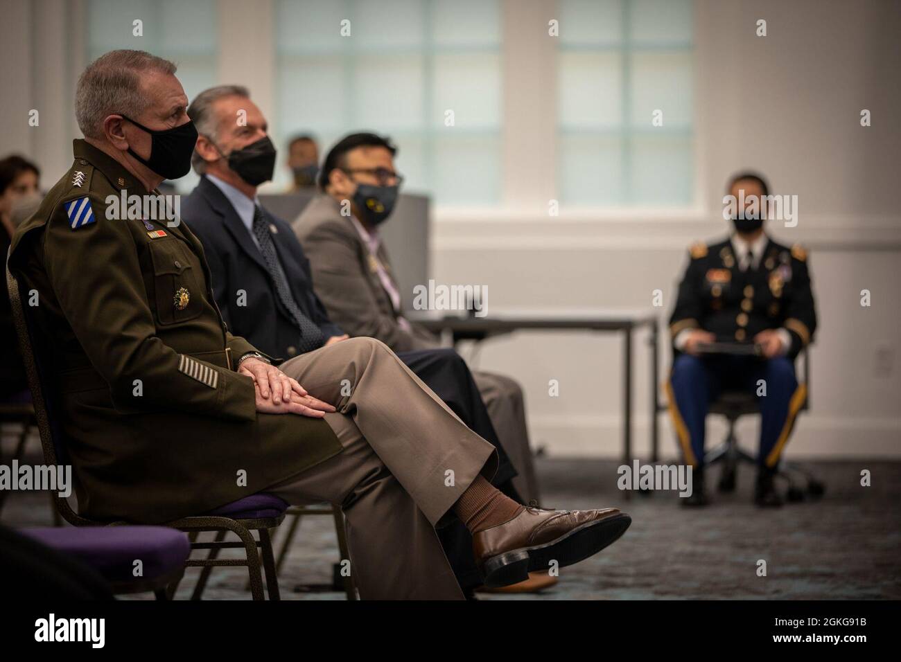 U.S. Army Futures Command, or AFC, conducts a ribbon-cutting ceremony ...