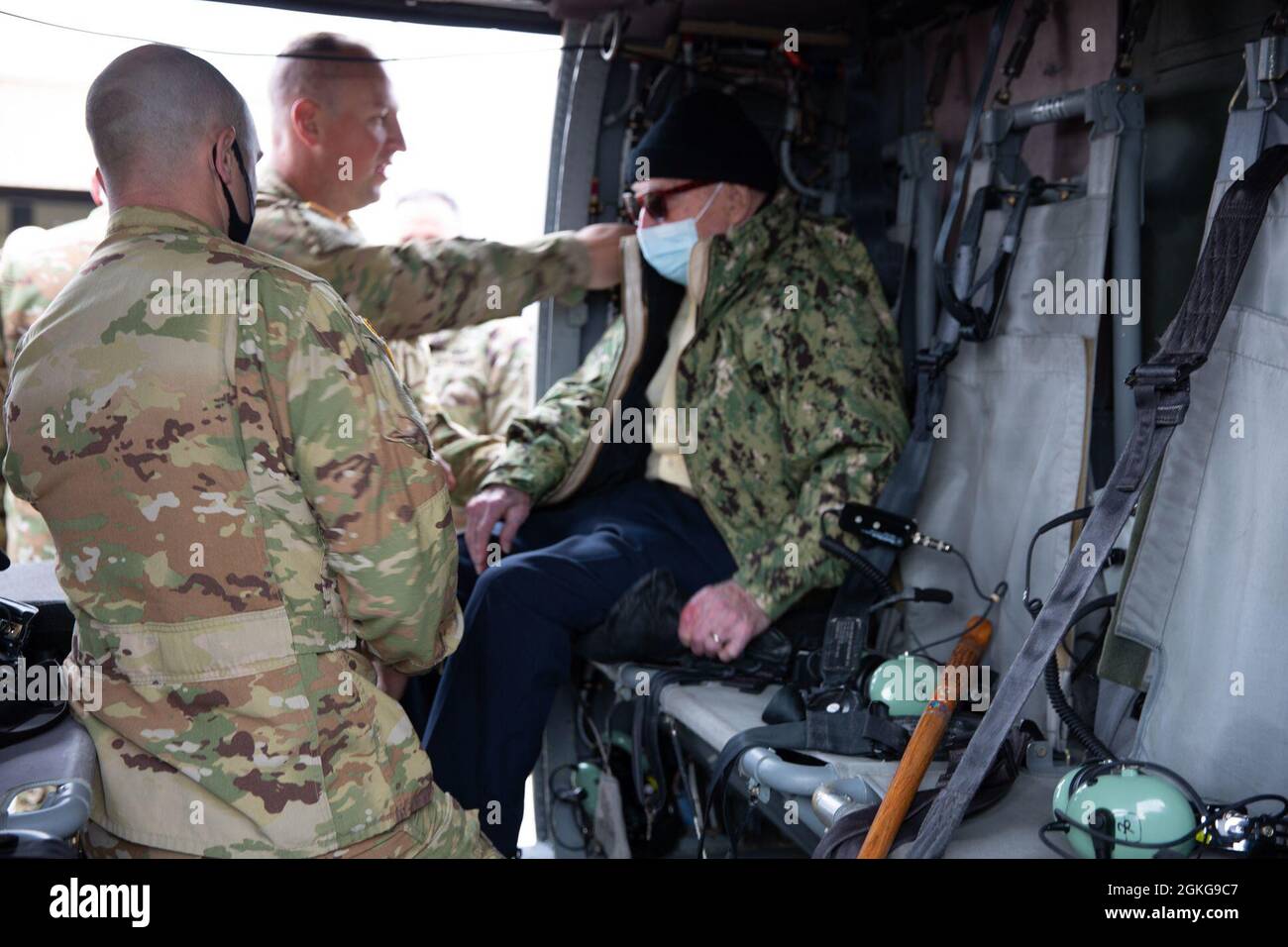 Mr. Ken Potts, one of only two living survivors that were aboard the ...