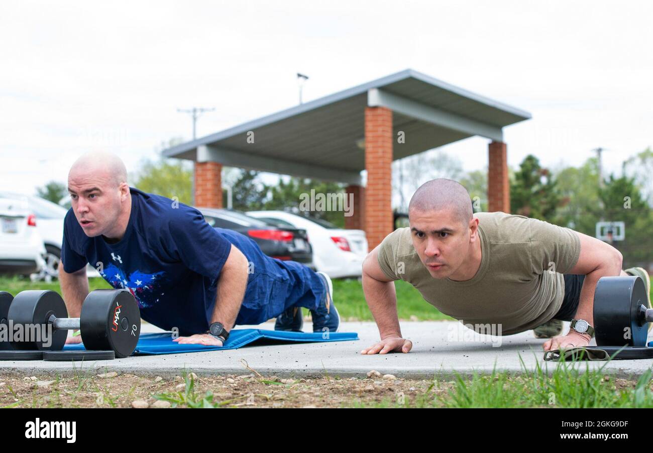 U.S. Air Force Airman 1st Class Michael Mannozzi, 88th Air Base Wing chaplain’s assistant, and ...