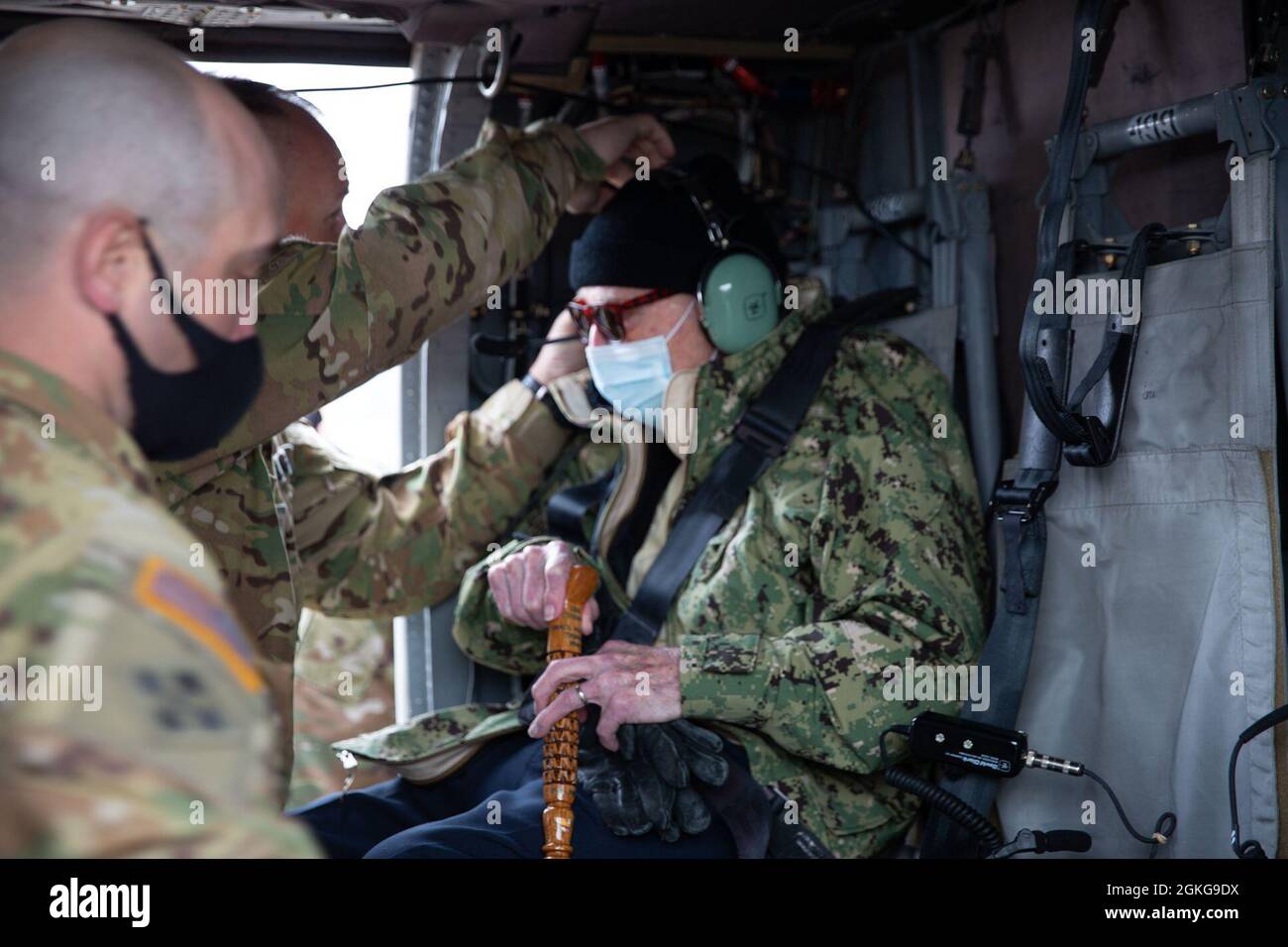 Mr. Ken Potts, one of only two living survivors that were aboard the ...