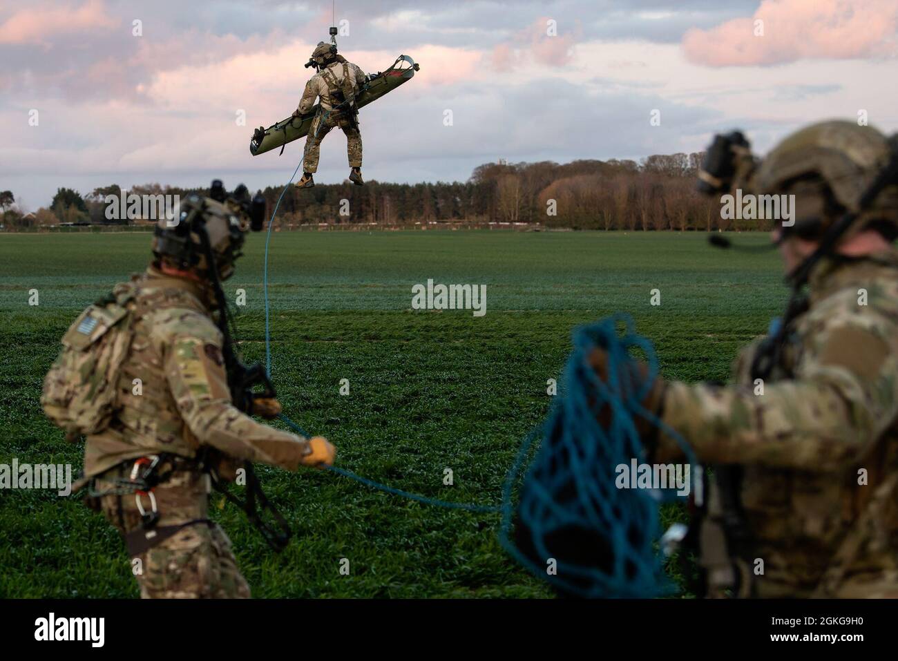 A U.S. Air Force Special Tactics operator assigned to the 321st Special ...