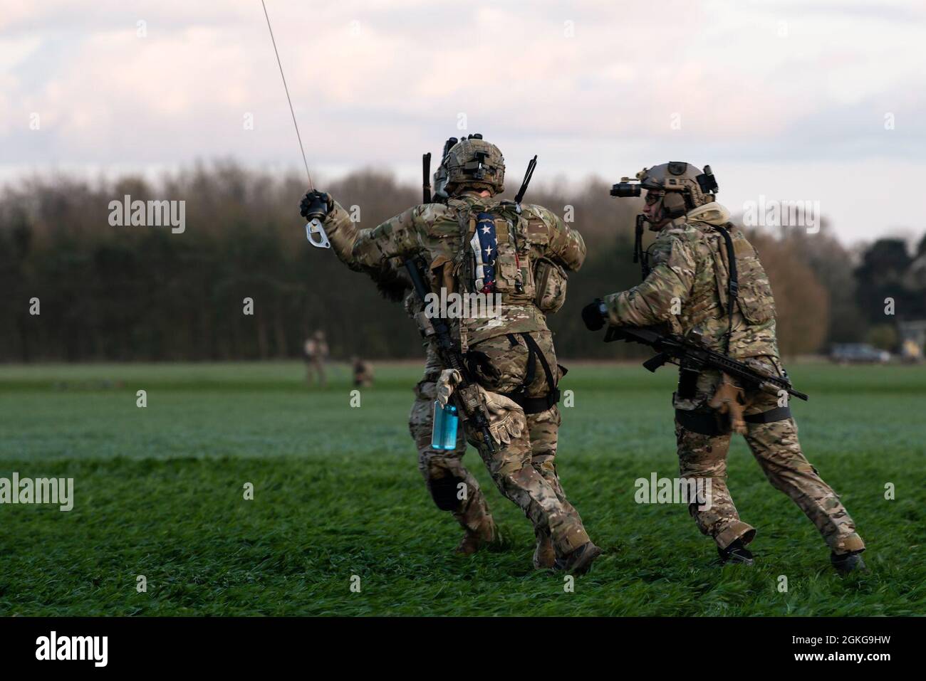 U.S. Air Force Special Tactics operators assigned to the 321st Special ...
