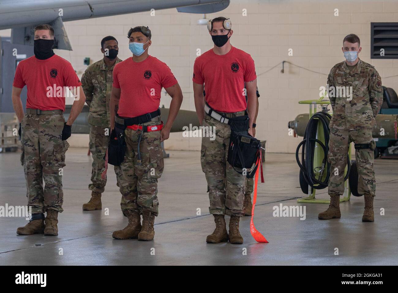 From left, U.S. Air Force Senior Airman Victor Brunk and Airman 1st ...