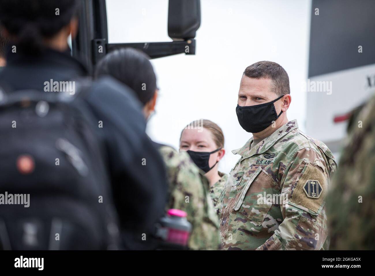 U.S. Army Task Force Center West Tulsa Officer in Command Col. David ...