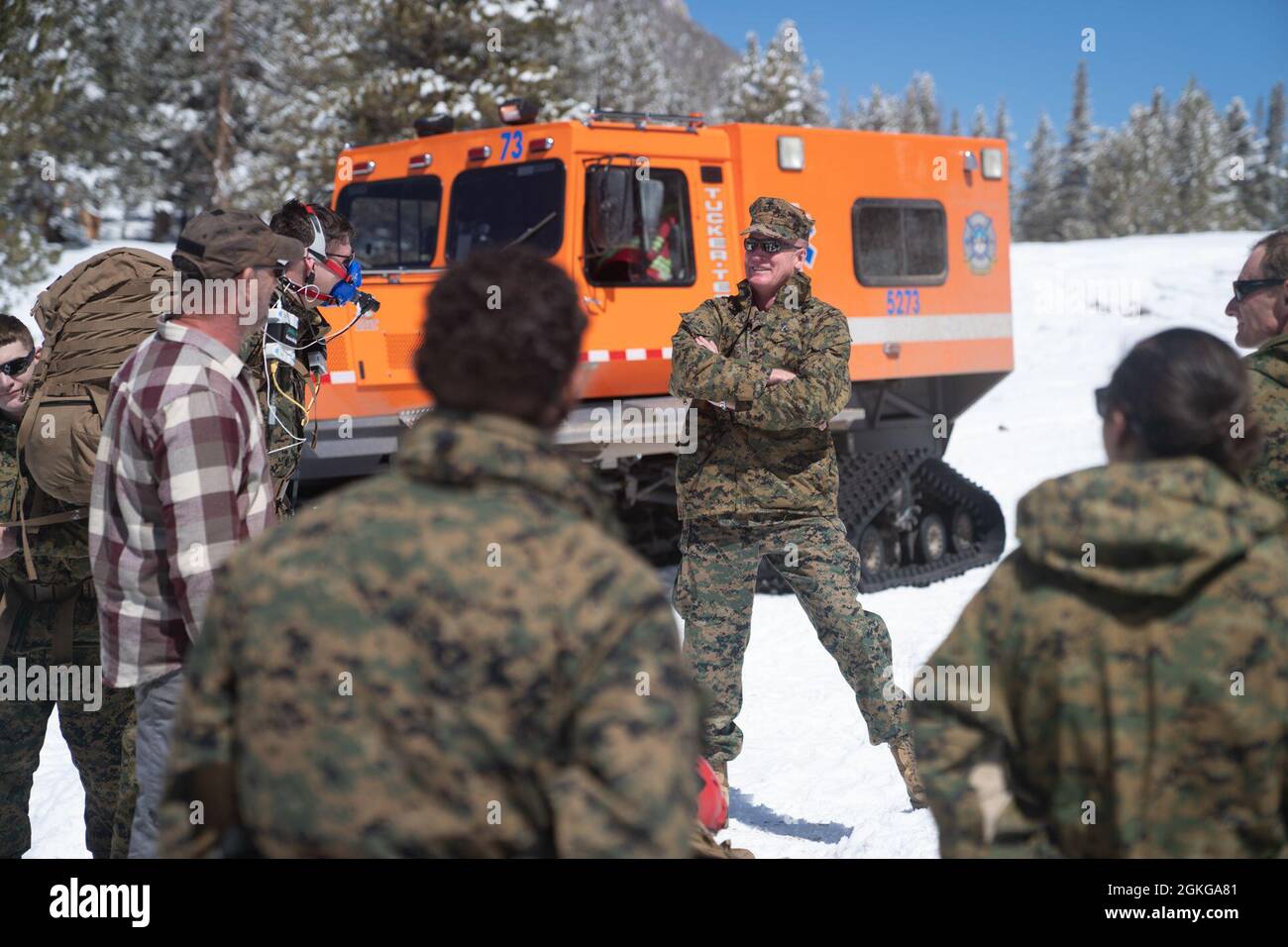 U.S. Marine Maj. Gen. Edward Banta, Commanding General of Marine Corps ...