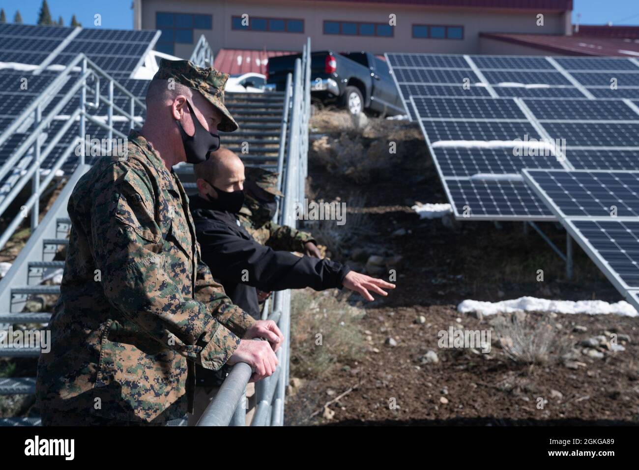U.S. Marine Maj. Gen. Edward Banta, Commanding General of Marine Corps ...
