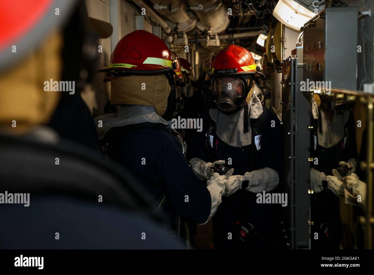 PACIFIC OCEAN (April 15, 2021) Operation Specialist 3rd Class Gabrielle ...