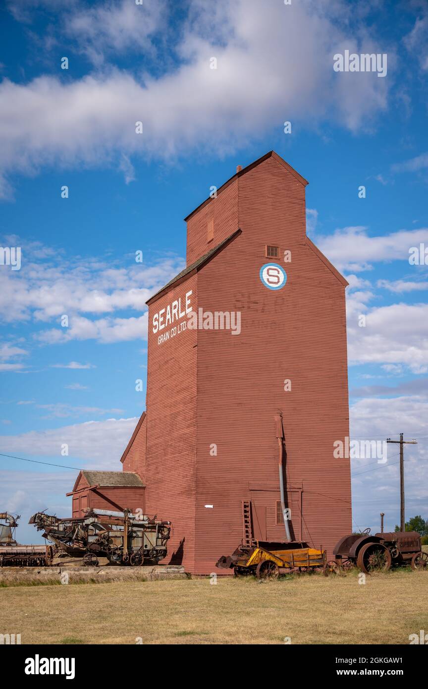 ROWLEY, CANADA - Sep 06, 2021: A vertical side shot of the Historic ...