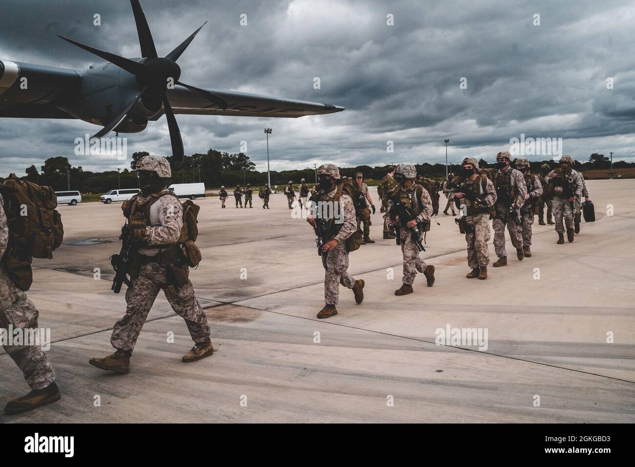 U.S. Marines with Fleet Anti-terrorism Security Company, Europe ...