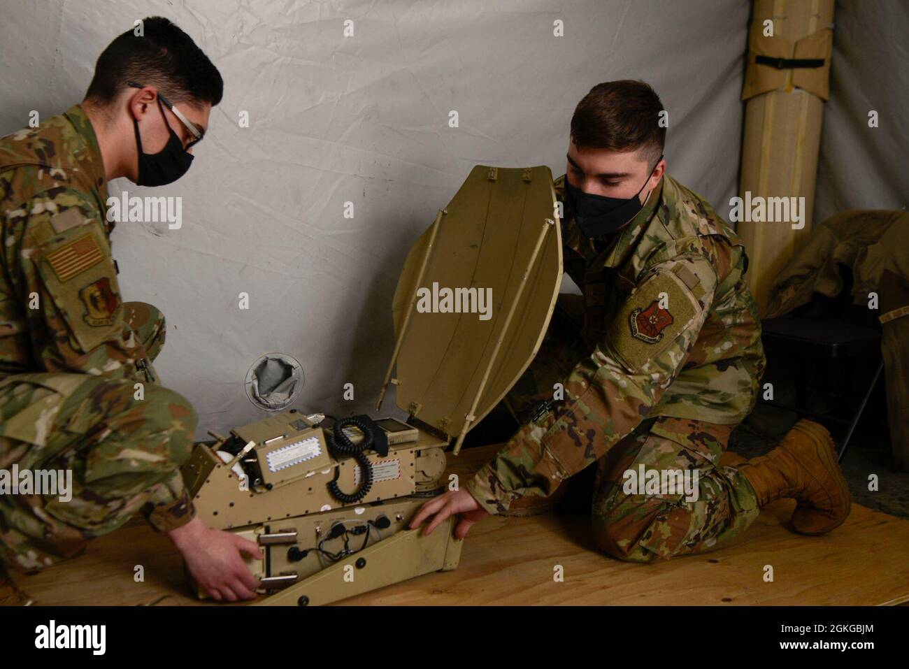 Airmen of the 5th Bomb Wing Command Post and 5th Communications ...
