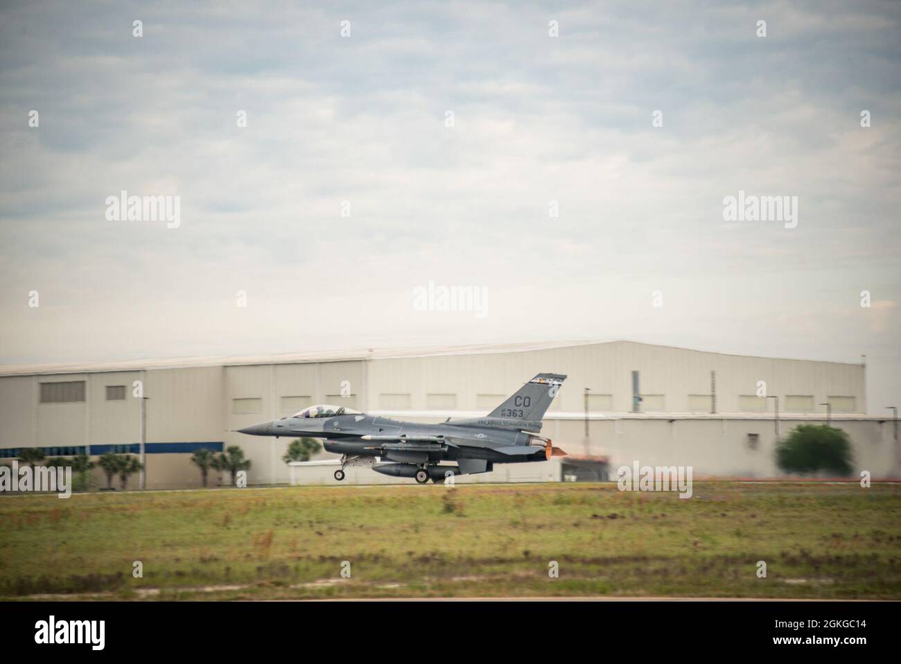 U. S. Air National Guard F-16 Fighting Falcon pilot from the 140th Wing ...