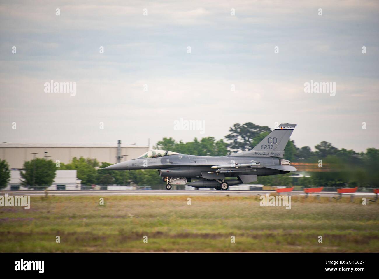U. S. Air National Guard F-16 Fighting Falcon pilot from the 140th Wing ...
