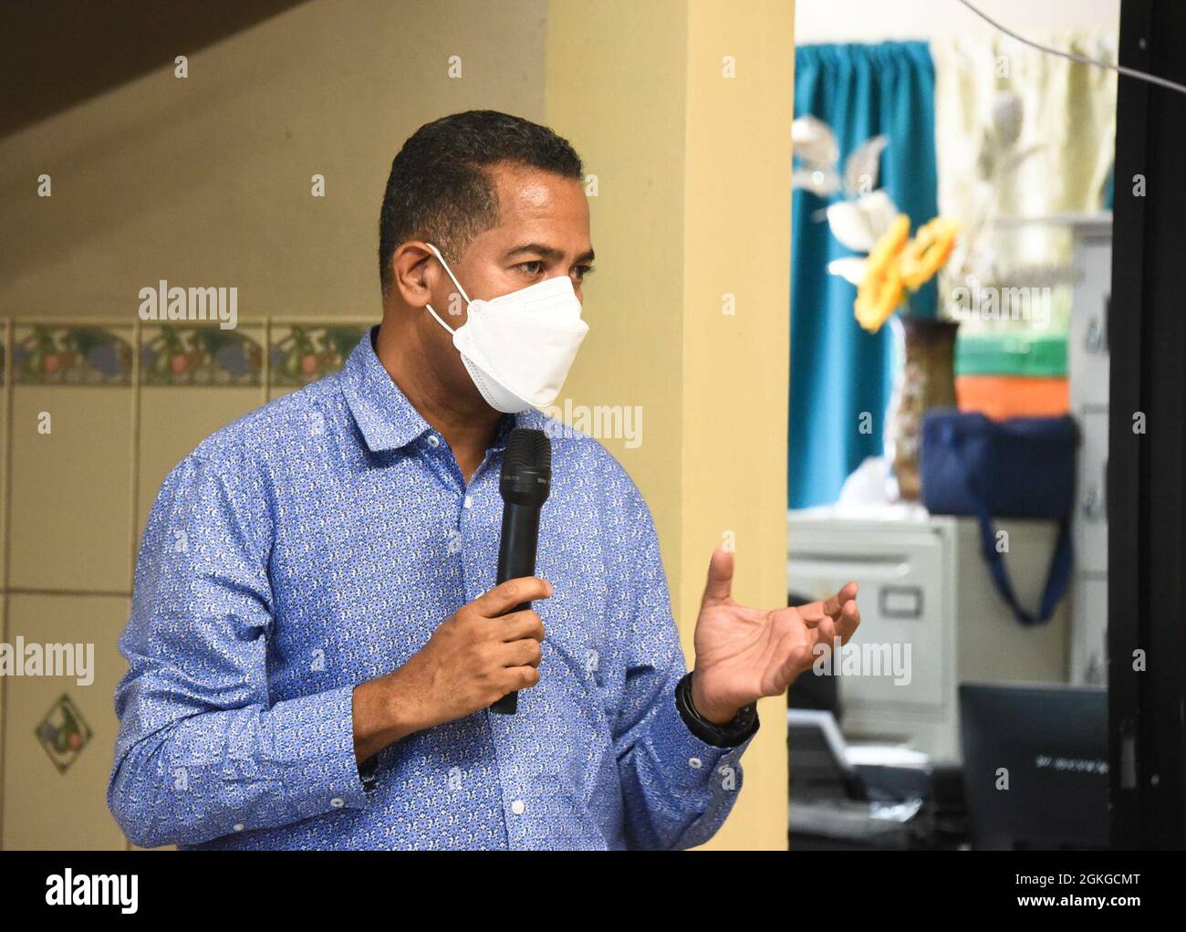 Dr. Miguel Coello, Joint Task Force-Bravo medical liaison, talks about ...