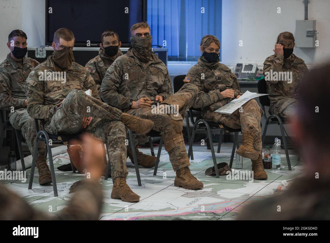 U.S. Army Soldiers assigned to the Joint Multinational Readiness Center ...