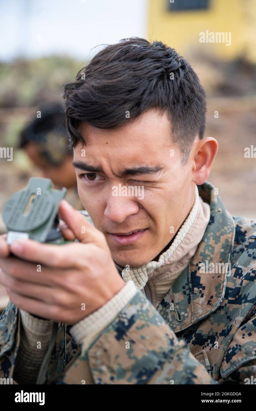 U.S. Marine Corps Lance Cpl. Cody Quinn, a radio operator with the 11th ...