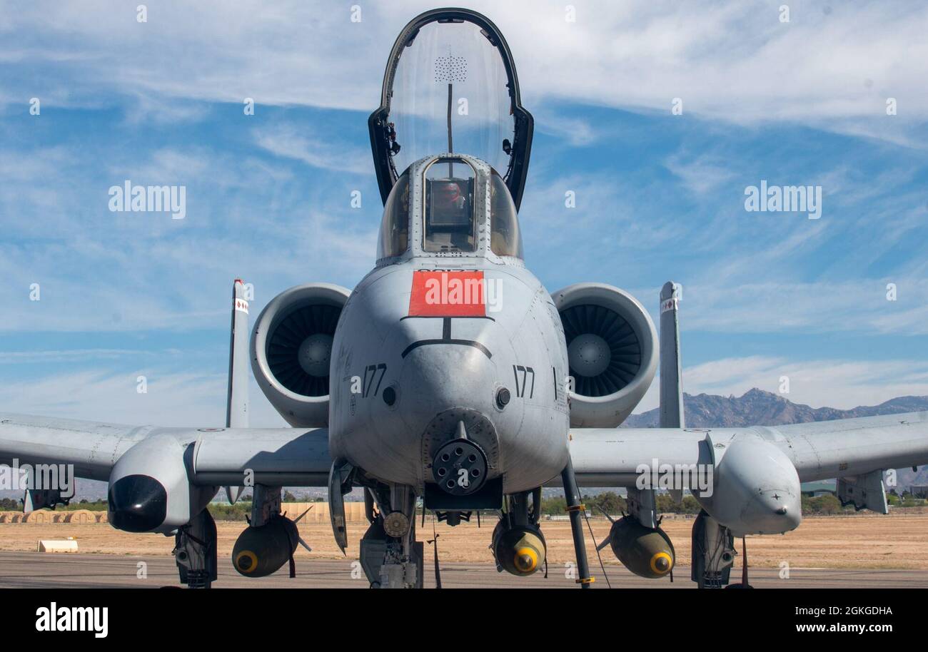 A U.S. Air Force A-10 Thunderbolt II pilot from the 40th Flight Test ...