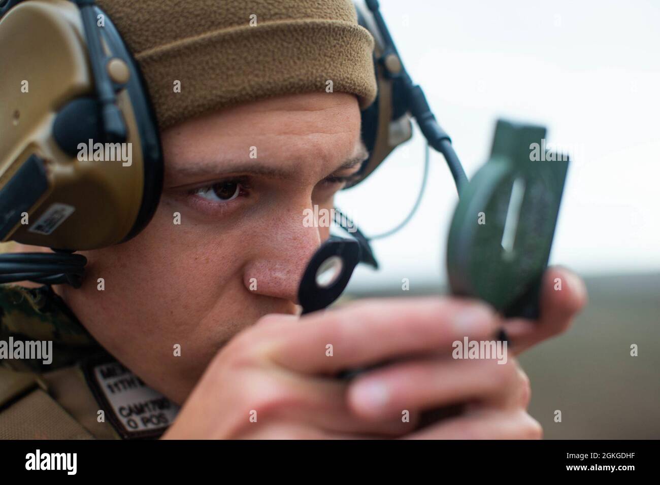 U.S. Marine Corps Lance Cpl. Anthony Mercedes, a fire support Marine ...