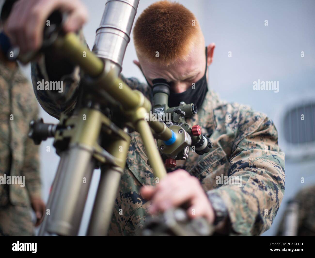PACIFIC OCEAN (April 15, 2021) U.S. Marine Corps Lance Cpl. Austin ...