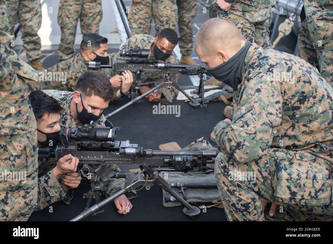 PACIFIC OCEAN (April 15, 2021) Marines with Alpha Company, Battalion ...