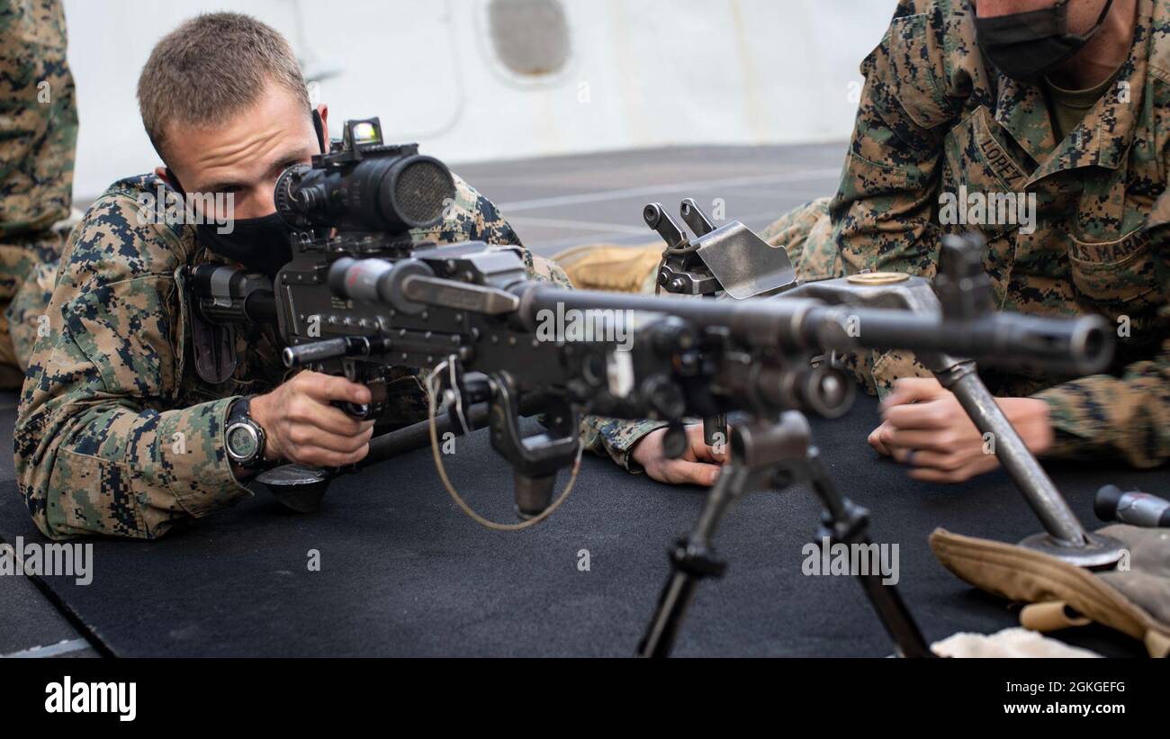 PACIFIC OCEAN (April 15, 2021) U.S. Marine Corps Lance Cpl. Mason Mower ...