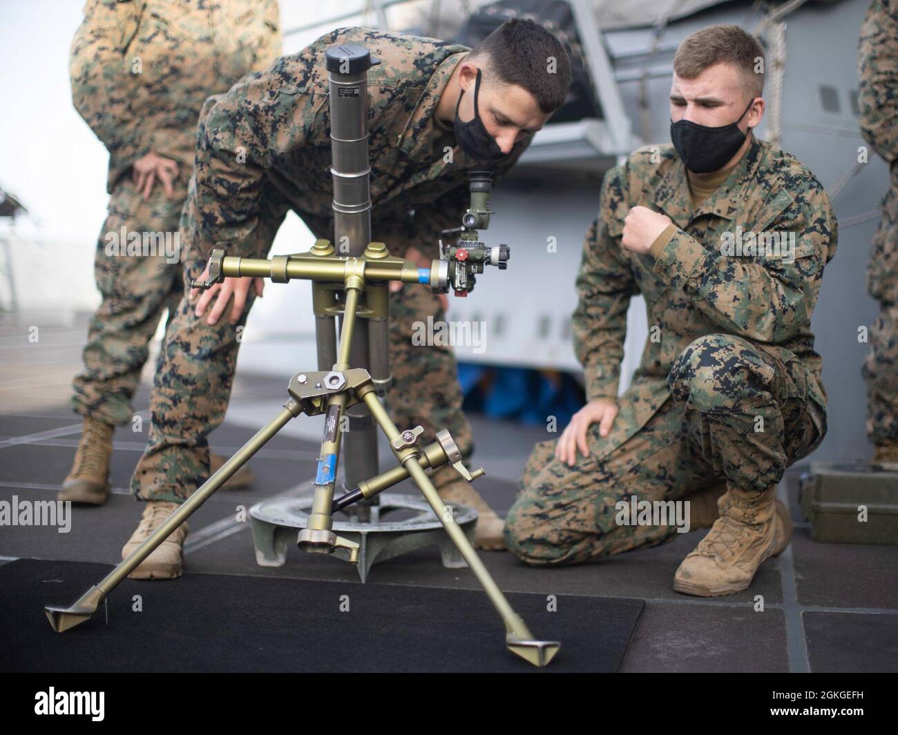 PACIFIC OCEAN (April 15, 2021) Marines with Alpha Company, Battalion ...