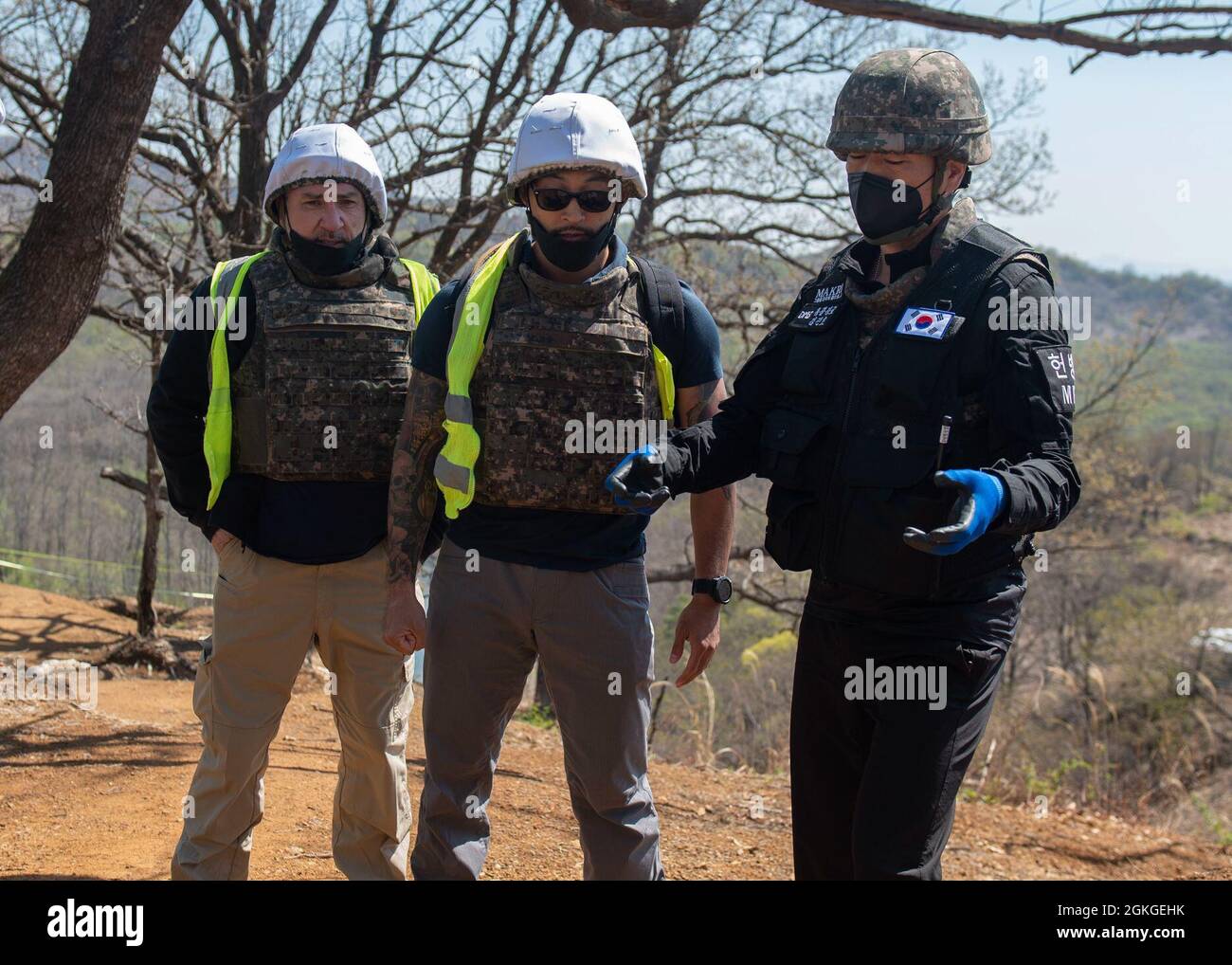 U.S. Air Force Tech. Sgt. Joshua Pyo, a team leader attached to Defense ...