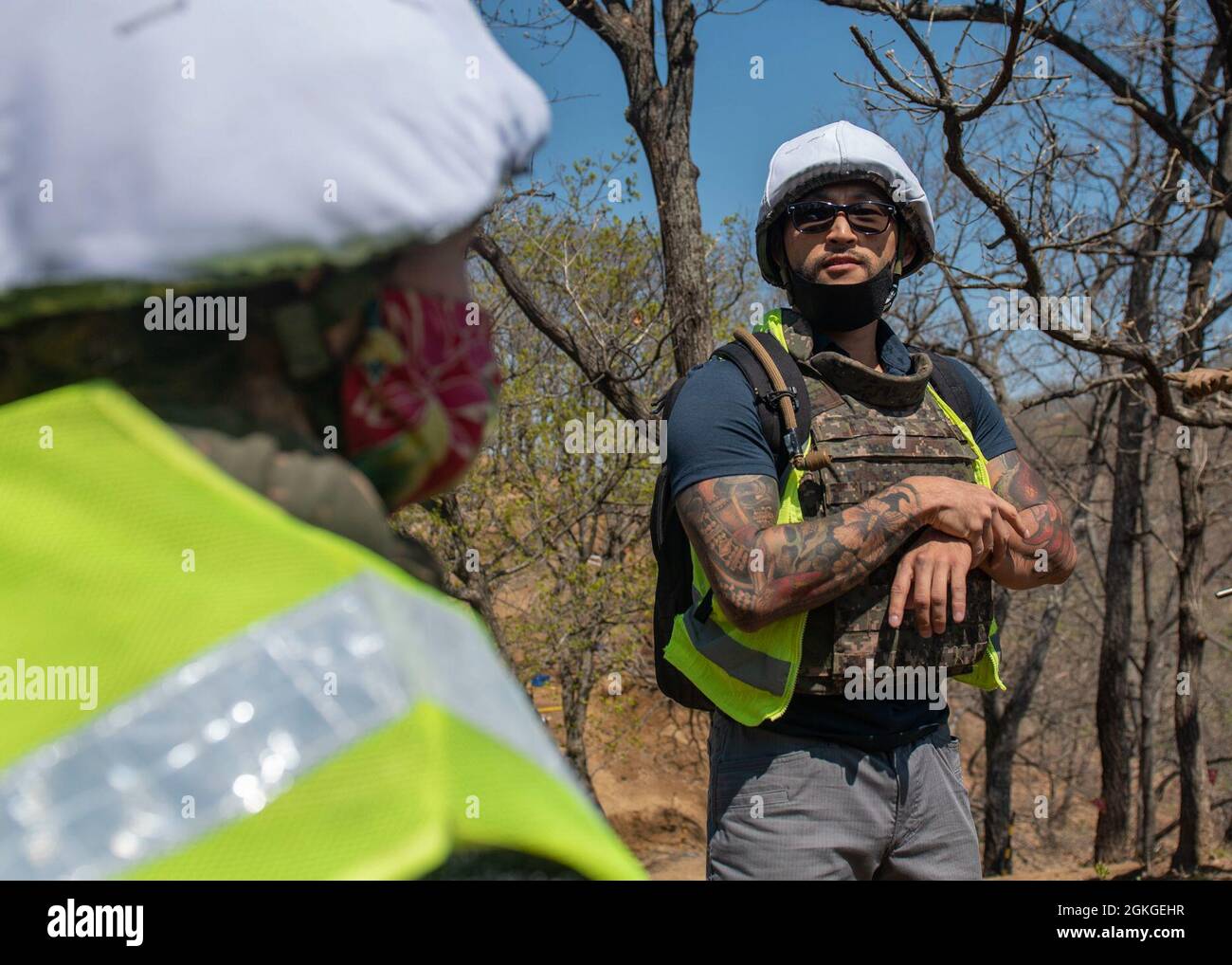 U.S. Air Force Tech. Sgt. Joshua Pyo, a team leader attached to Defense ...