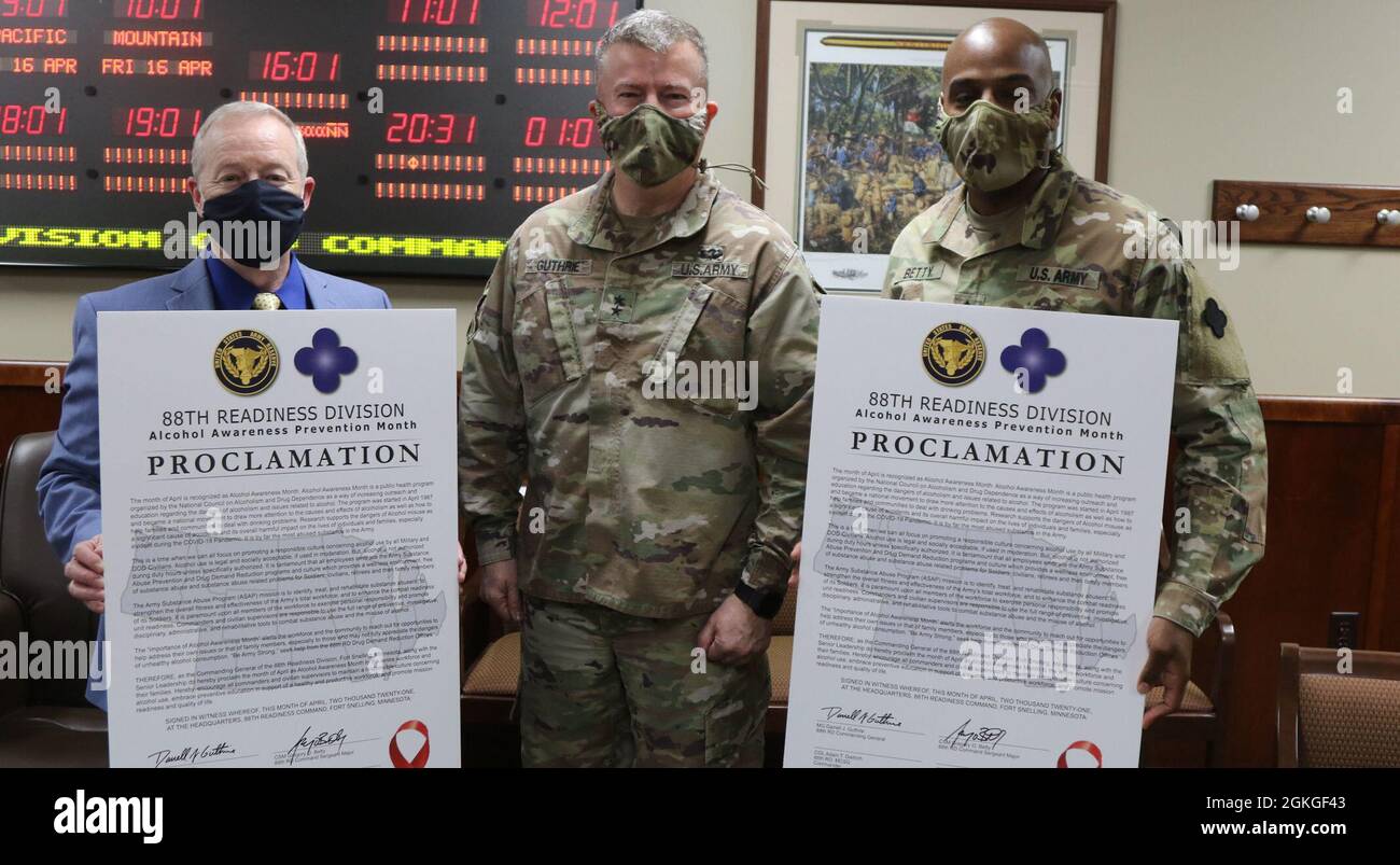 88th Readiness Division Chief of Staff Kelly McNeese, Commander Maj ...