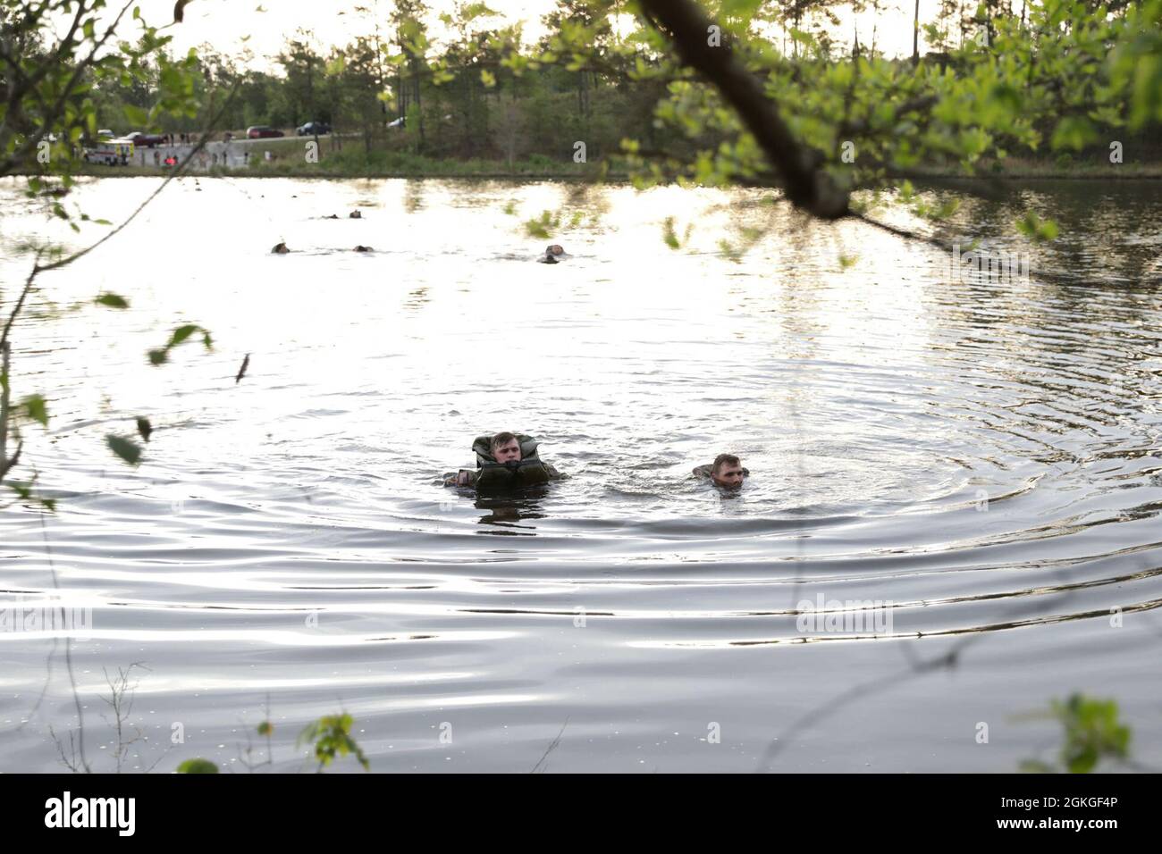 Rangers compete in the Water Event Swim of the Best Ranger Comptition ...
