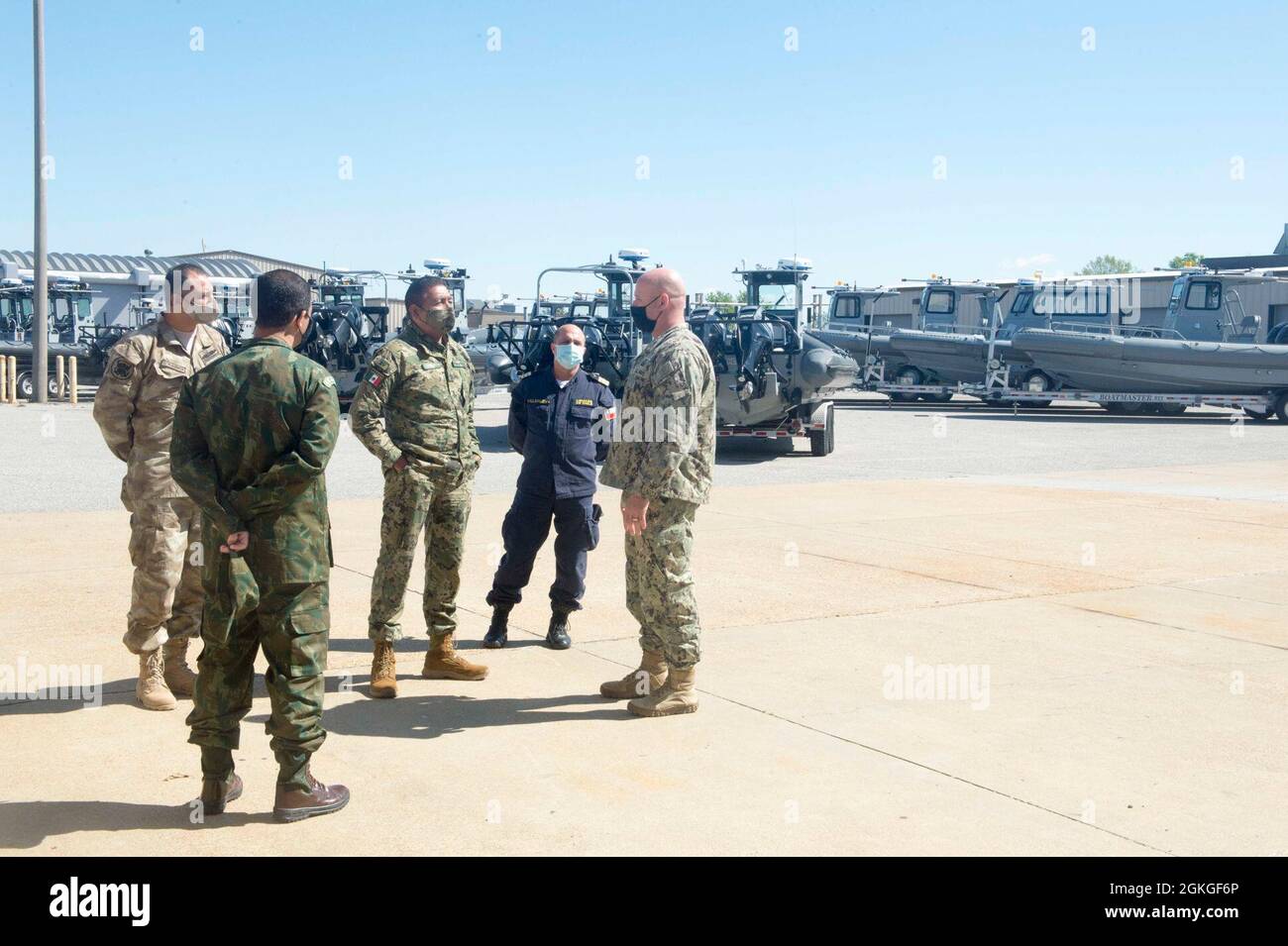 Virginia Beach, VA. (April 16, 2021) - Capt. Charles Eckhart, commander ...