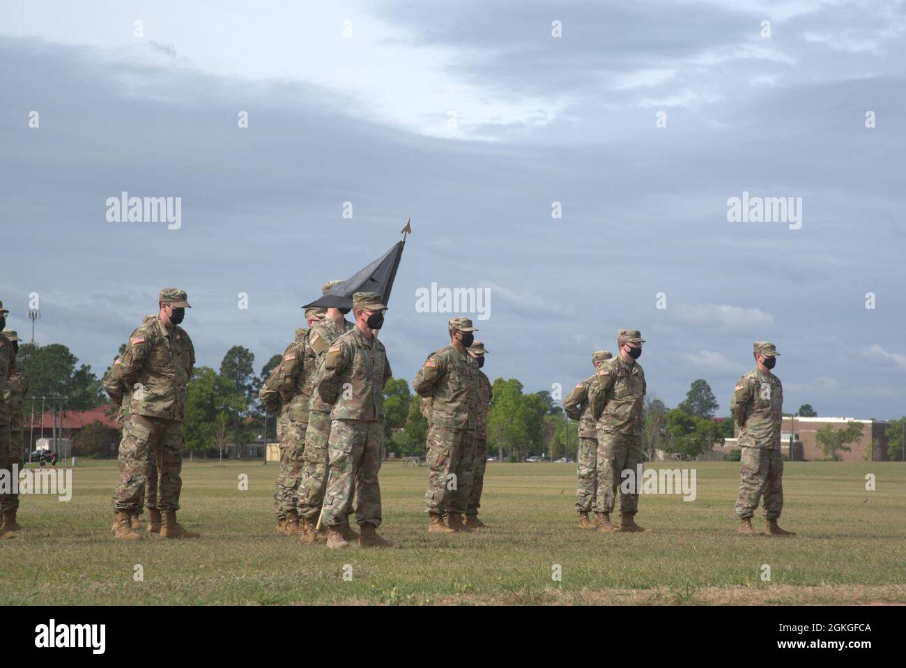 Soldiers of the Raptor Detachment, Army Cyber Protection Brigade stand ...