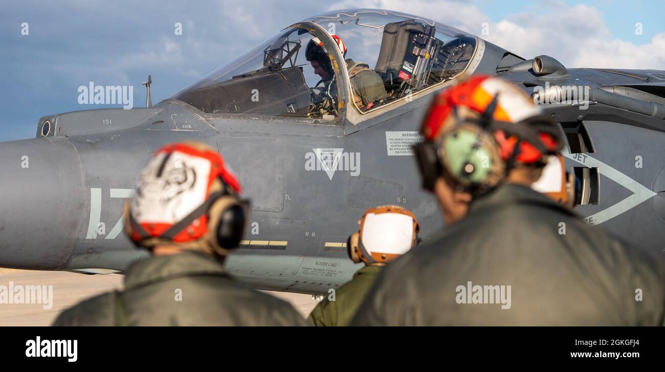 Maj. Eric Schiebe, a pilot from Marine Attack Squadron 223, Cherry ...