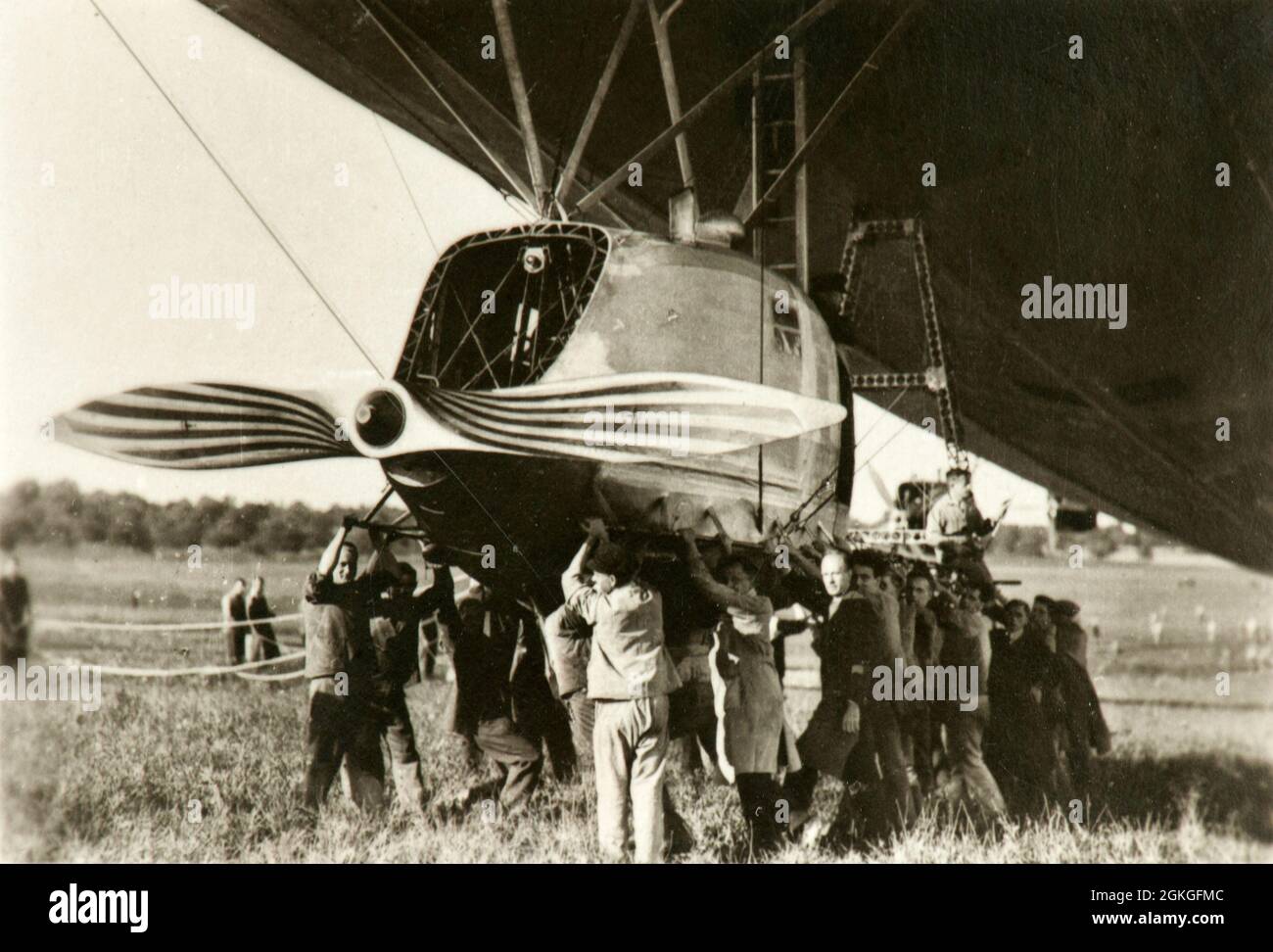 Detail of one of the engine of Graf Zeppelin Airship Stock Photo - Alamy