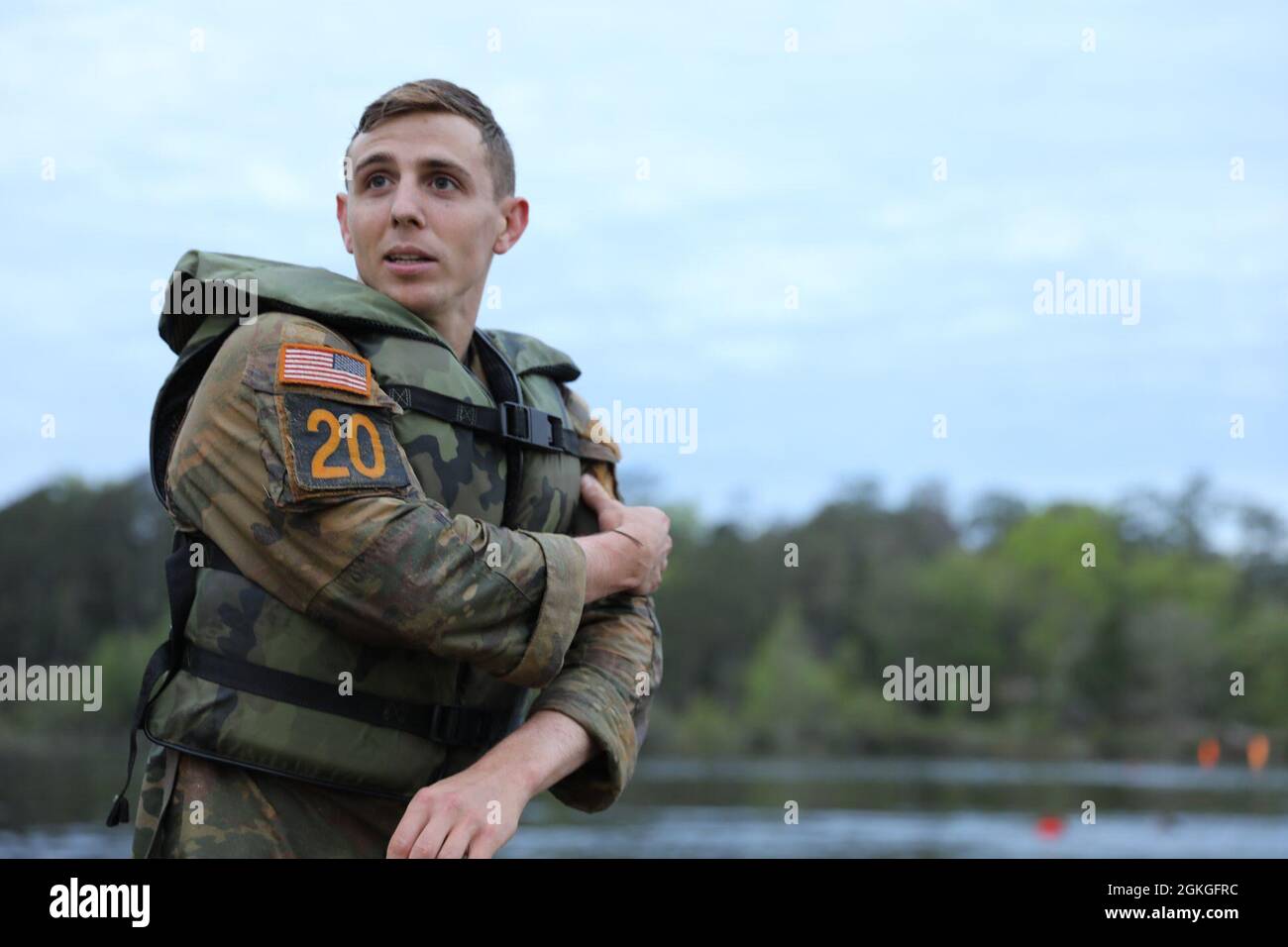 1LT Farrell Andrew, assigned to 101st Airborne Division, competes in ...