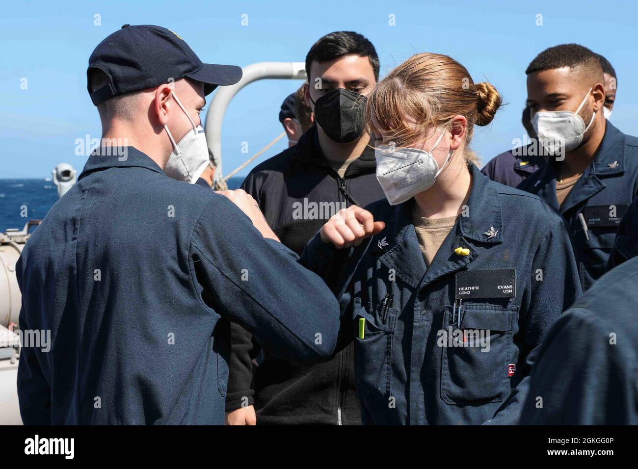 ATLANTIC OCEAN (April 16, 2021) Electrician’s Mate 3rd Class Dylan ...