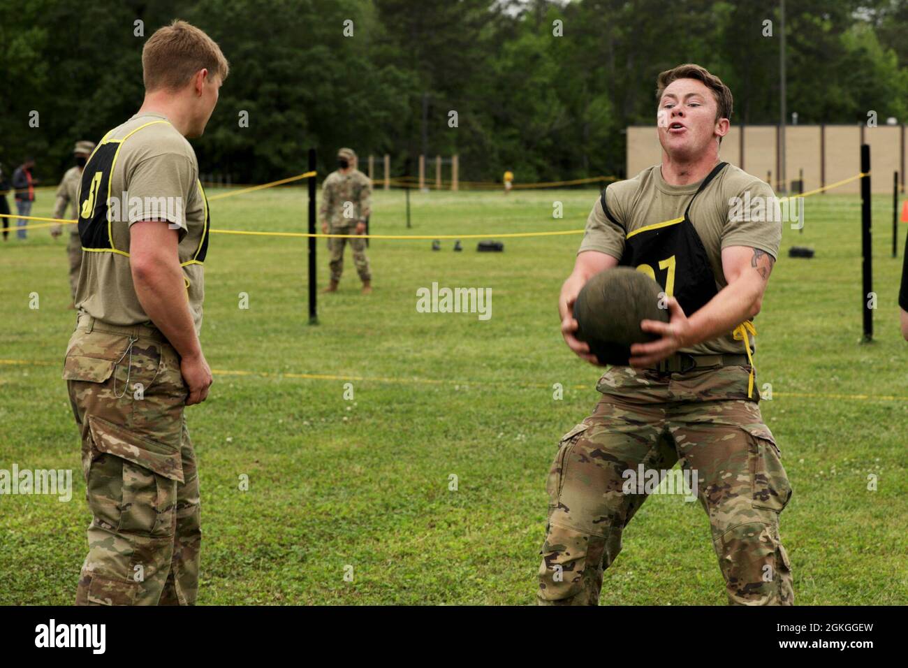 Staff Sgt. Dylan Jordan and Sgt. Dakotah Dressler, assigned to 75th ...