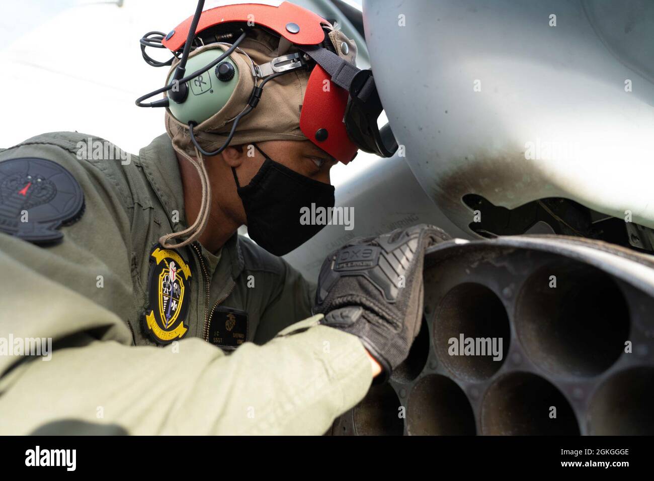 PACIFIC OCEAN (April 16, 2021) Staff Sgt. James Shephard, from ...
