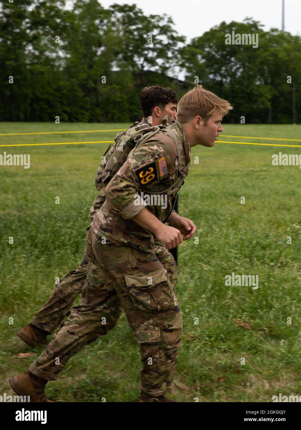 U.S. Army Cpt. Poag, Jacob (left) and Cpt. Irwin, Andrew (right ...