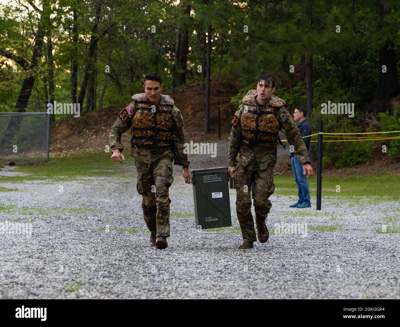 U.S. Army Sfc. Sztorc, Raja (left) and Maj. Vachon, Nicholas (right ...