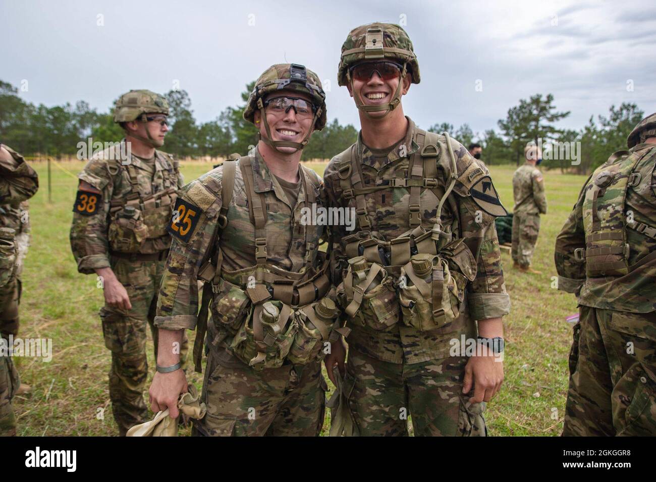 Team 25 takes a photo during the 2021 David E. Grange Jr. Best Ranger ...