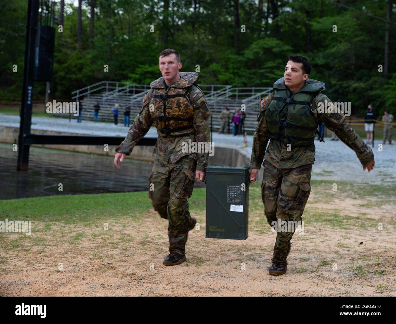 U.S. Army Sgt. Buckley, Colin (left), and Sgt. Kreitz, Xavier (right ...