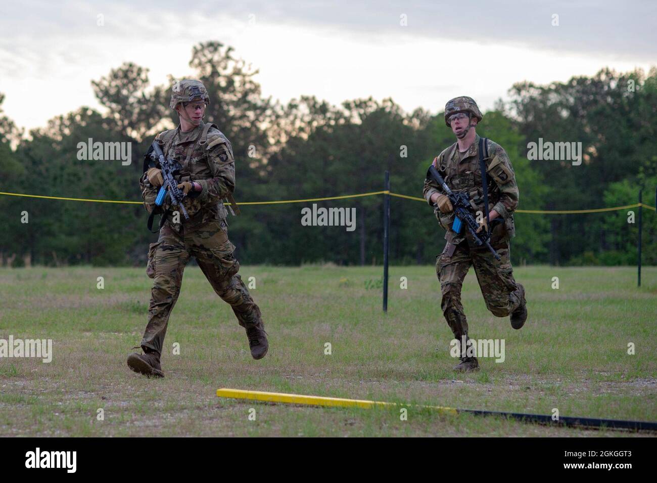 A team participating in the 2021 David E. Grange Jr. Best Ranger ...