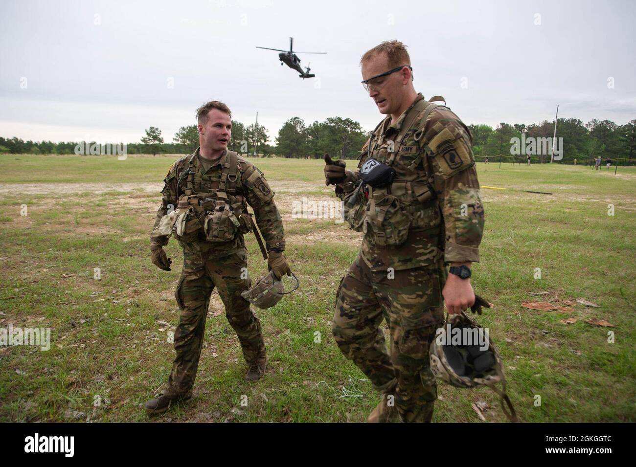 A team participating in the 2021 David E. Grange Jr. Best Ranger ...