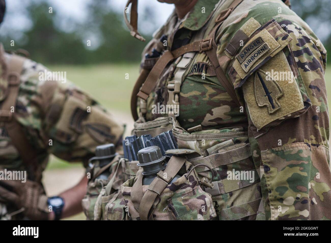 A team participating in the 2021 David E. Grange Jr. Best Ranger ...