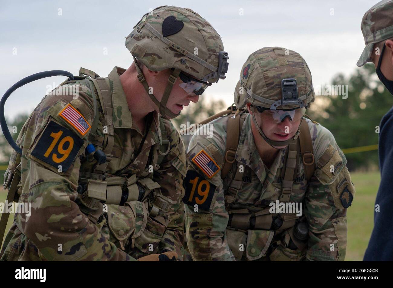 Team 19 approaches the scoring table while participating in the 2021 ...