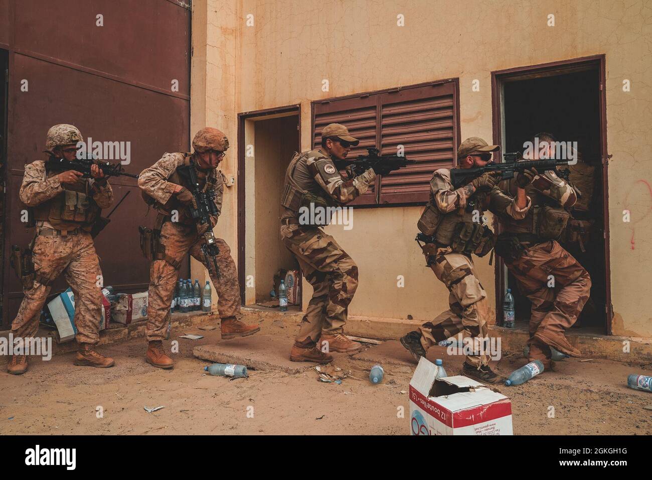 U.S. Marines with Fleet Anti-terrorism Security Company, Europe ...