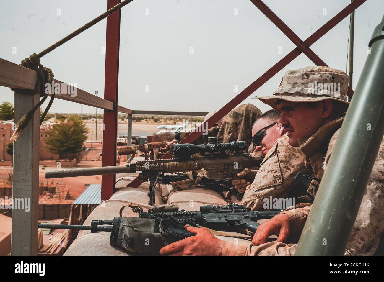 U.S. Marines with Fleet Anti-terrorism Security Company, Europe ...